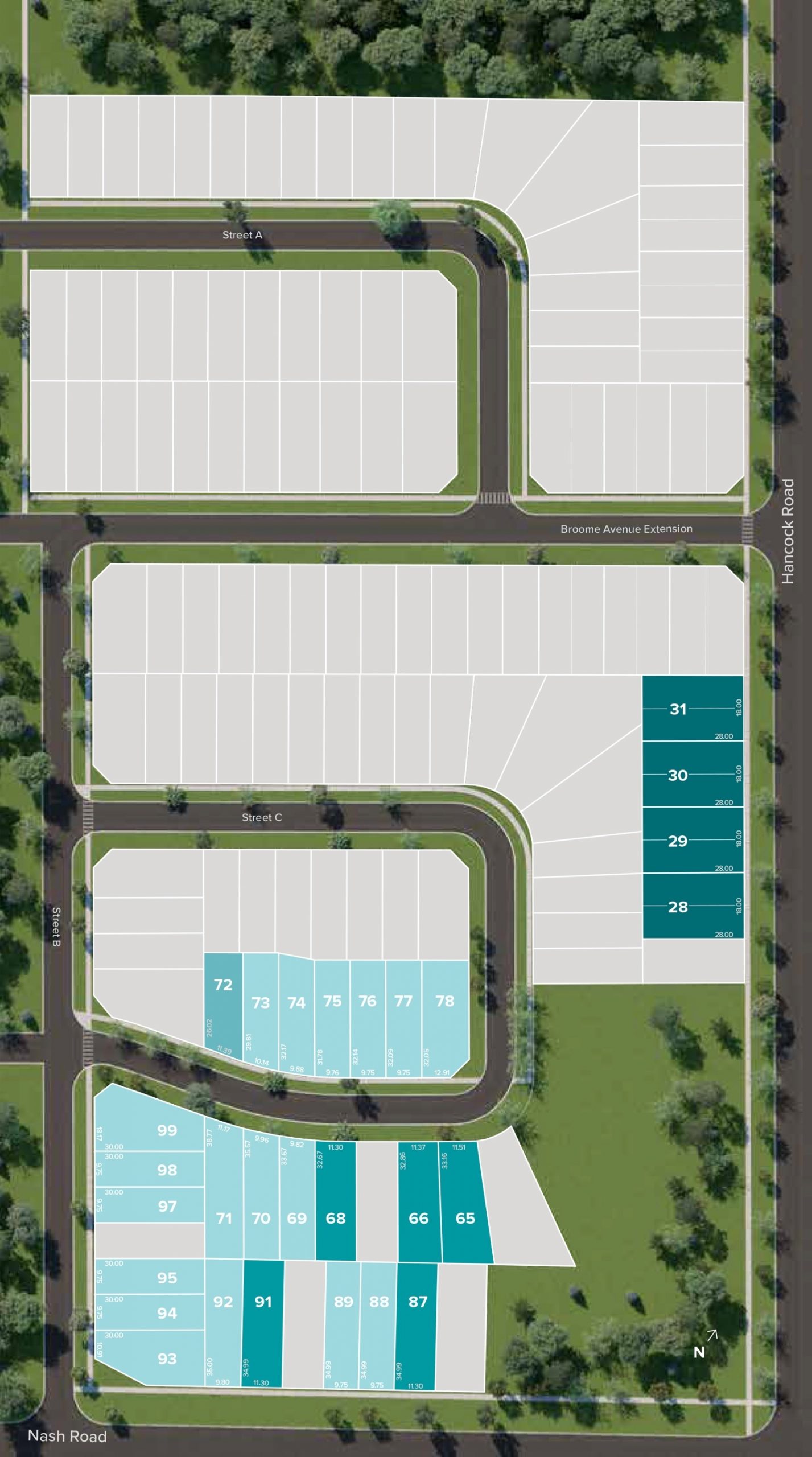 Siteplan | Marlin Spring Developments
